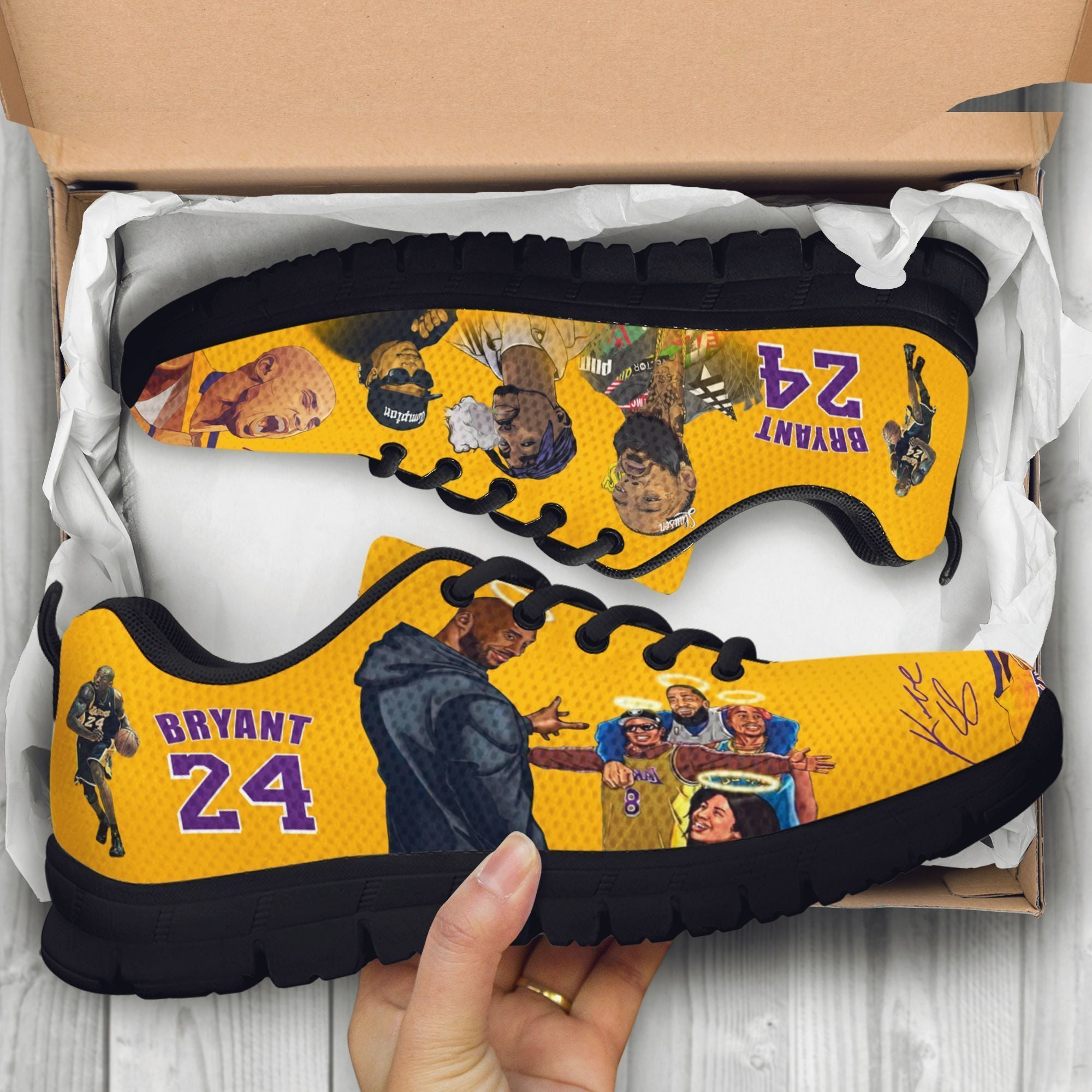 Kobe With Rapper Sneakers Shoes – SUGUSPOD